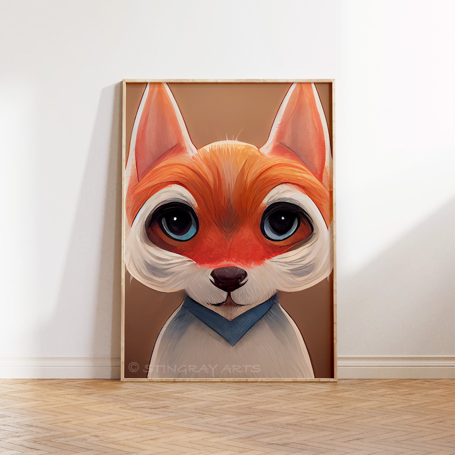 Fox Print Sweater
